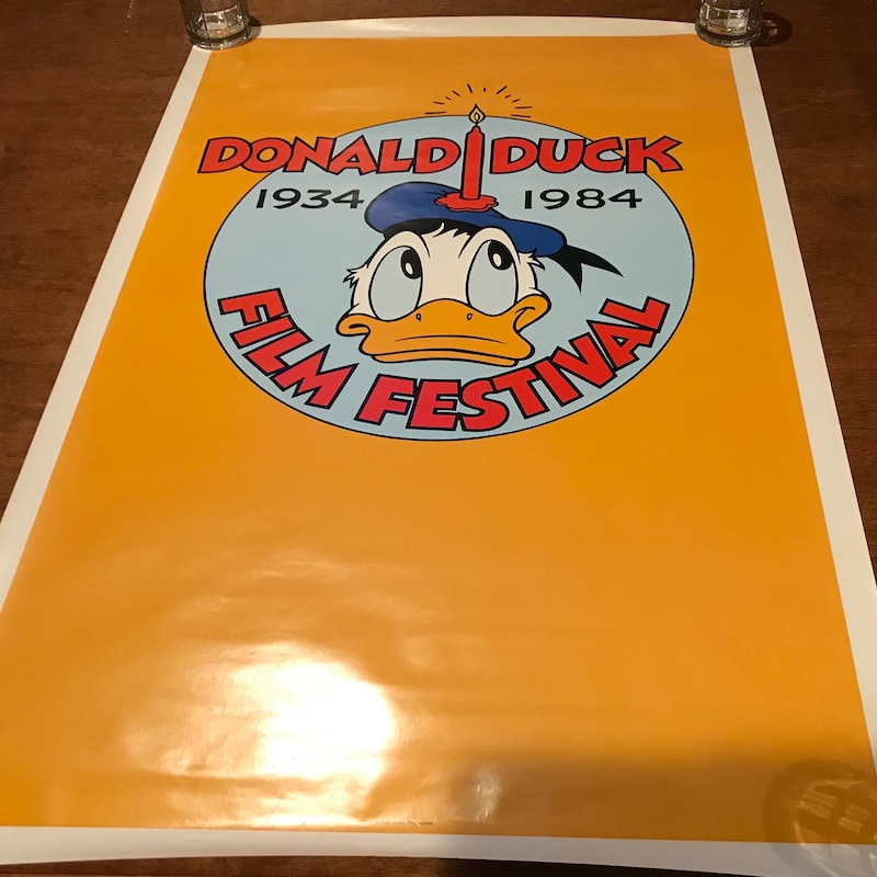 Donald Duck Poster - Etsy
