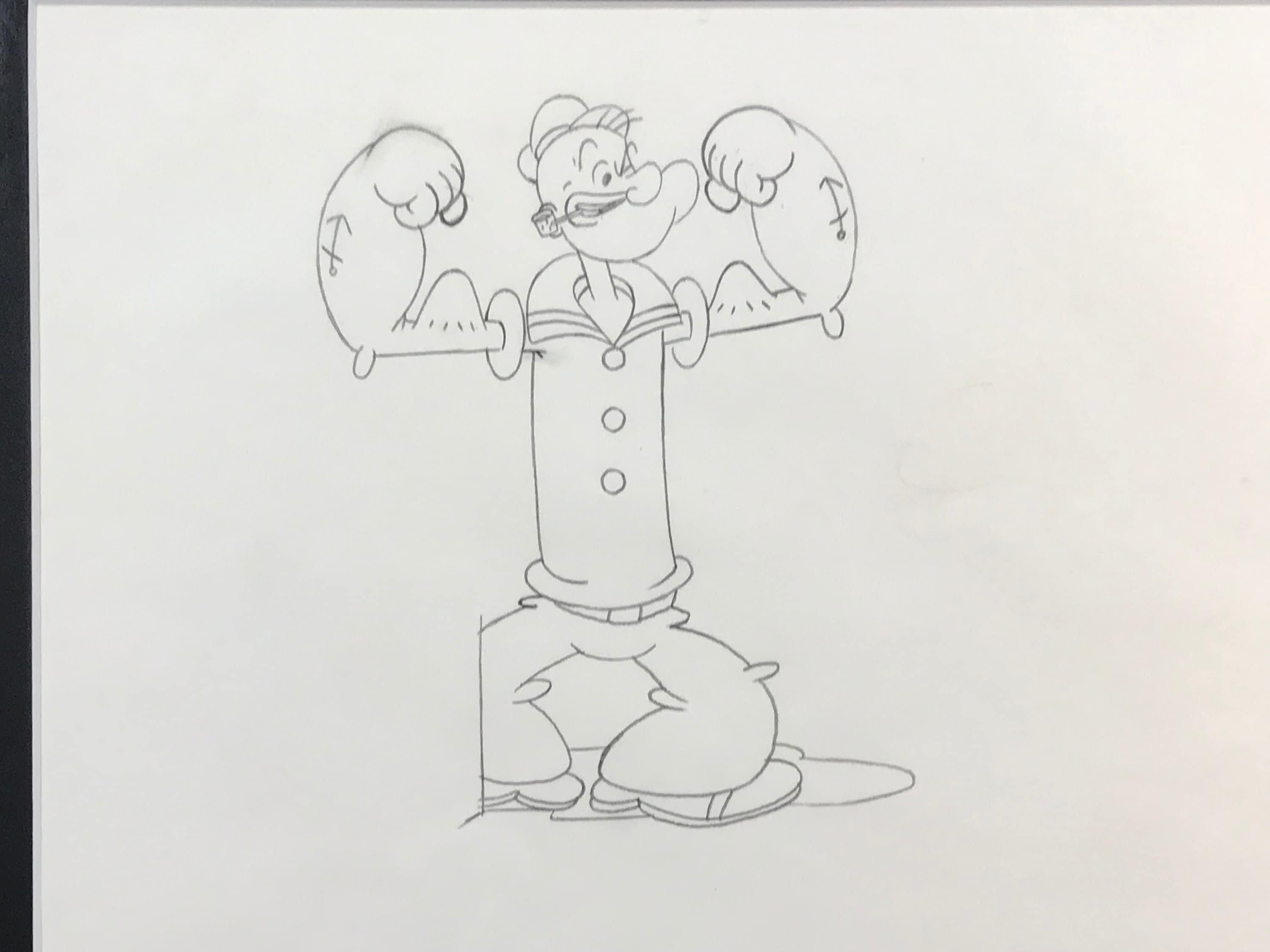 Vintage Animation Production Drawing Popeye 1970s - Etsy