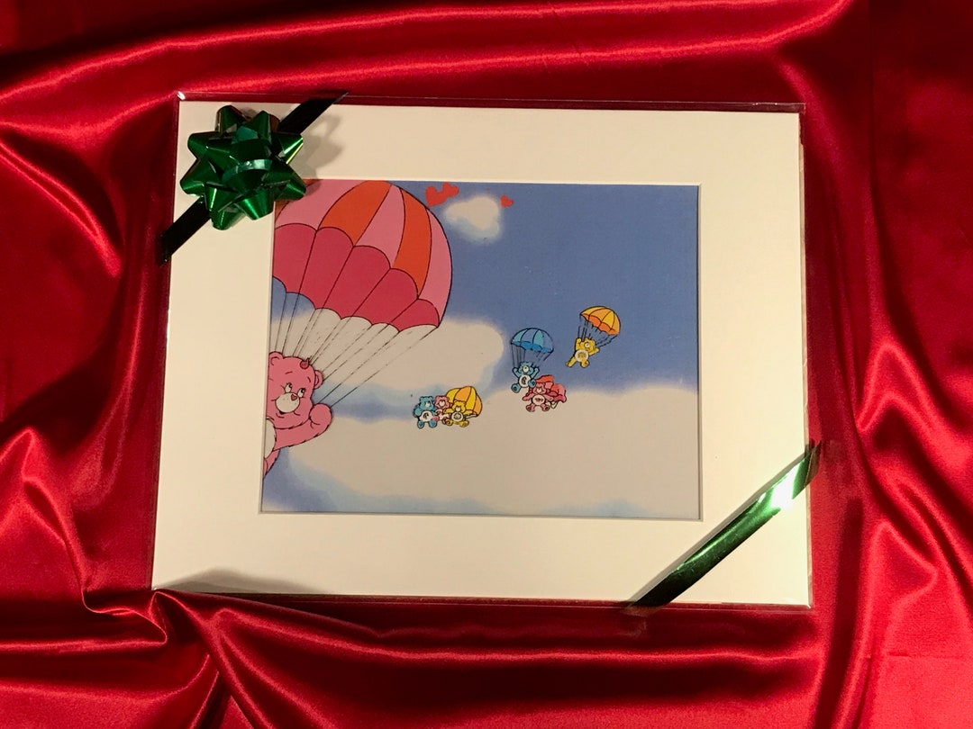 Care Bears Animation Production 2 Cel Setup and Color Print Background ...