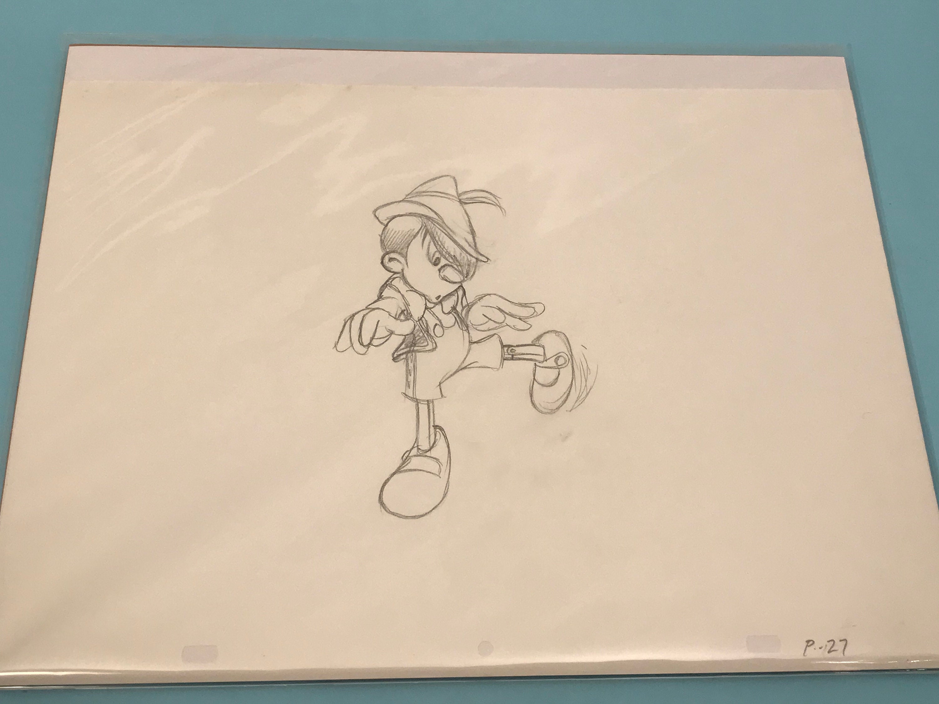 Vintage Pinocchio Animation Production Drawing 1980s Vintage Animation ...