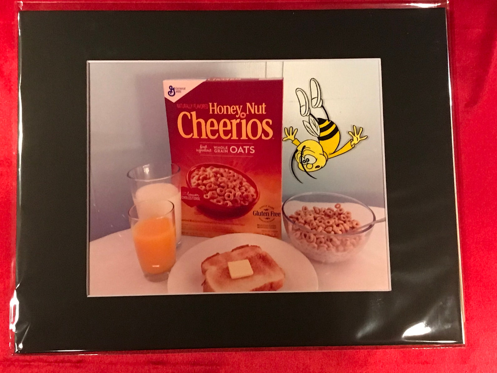 Honey Nut Cheerios Bee Animation Production Cel and Matching - Etsy