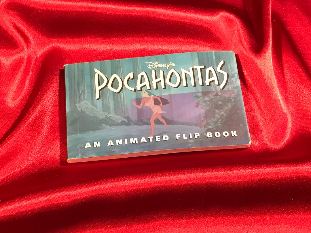 Vintage Flip Book “ Pocahontas “ Vintage Animation Collectible ...