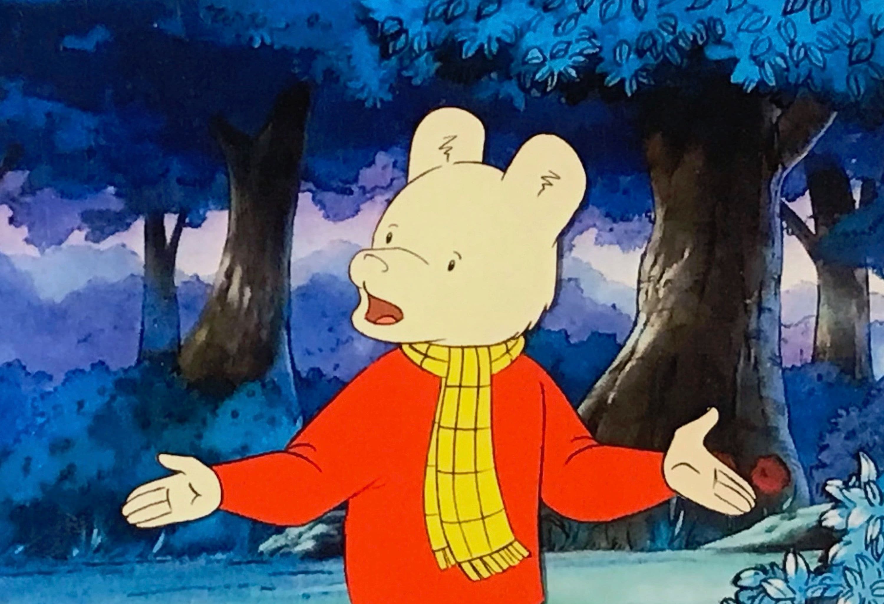 RUPERT THE BEAR Animation Production Cel With Color Print - Etsy