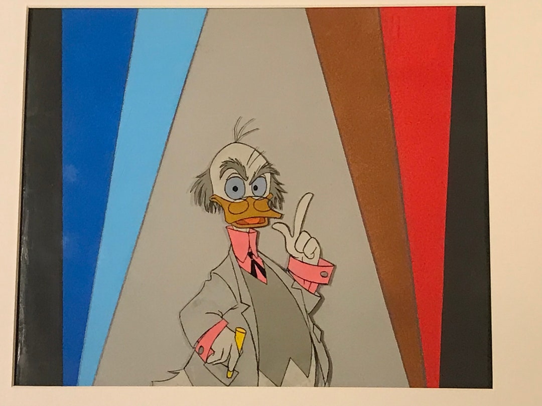 Vintage Animation Production Cel - Professor Ludwig Von Drake- Signed ...