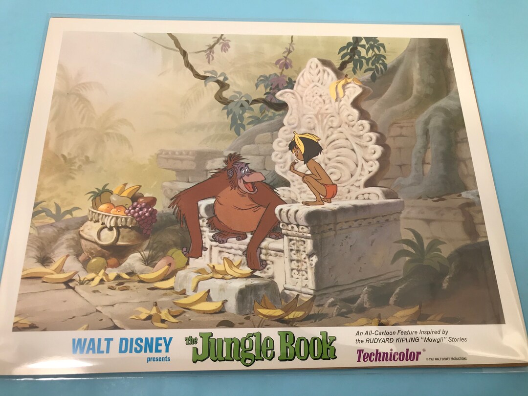 Vintage the Jungle Book Original Release Vintage Theatrical Lobby Card ...