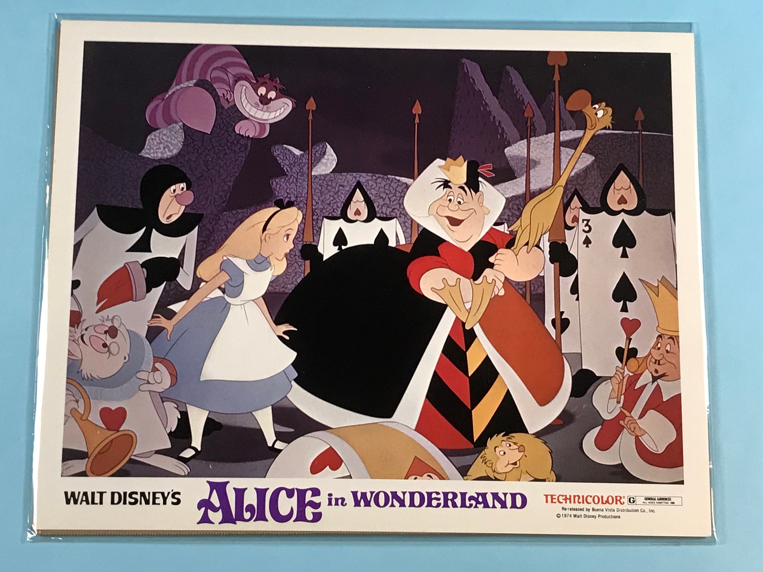 Vintage Alice in Wonderland Original Vintage Theatrical Lobby Card ...