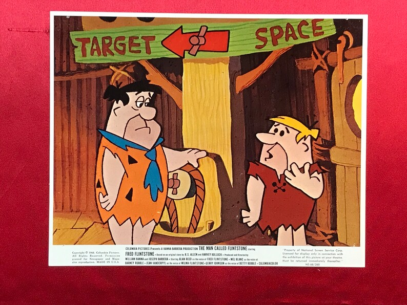 Vintage Animated Movie “ Man Called Flintstone “ Color Movie Lobby ...