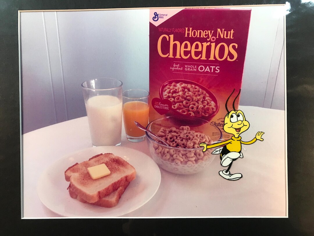 Animation Production Cel Plus Drawing - Honeynut Cheerios - 1980 - Etsy