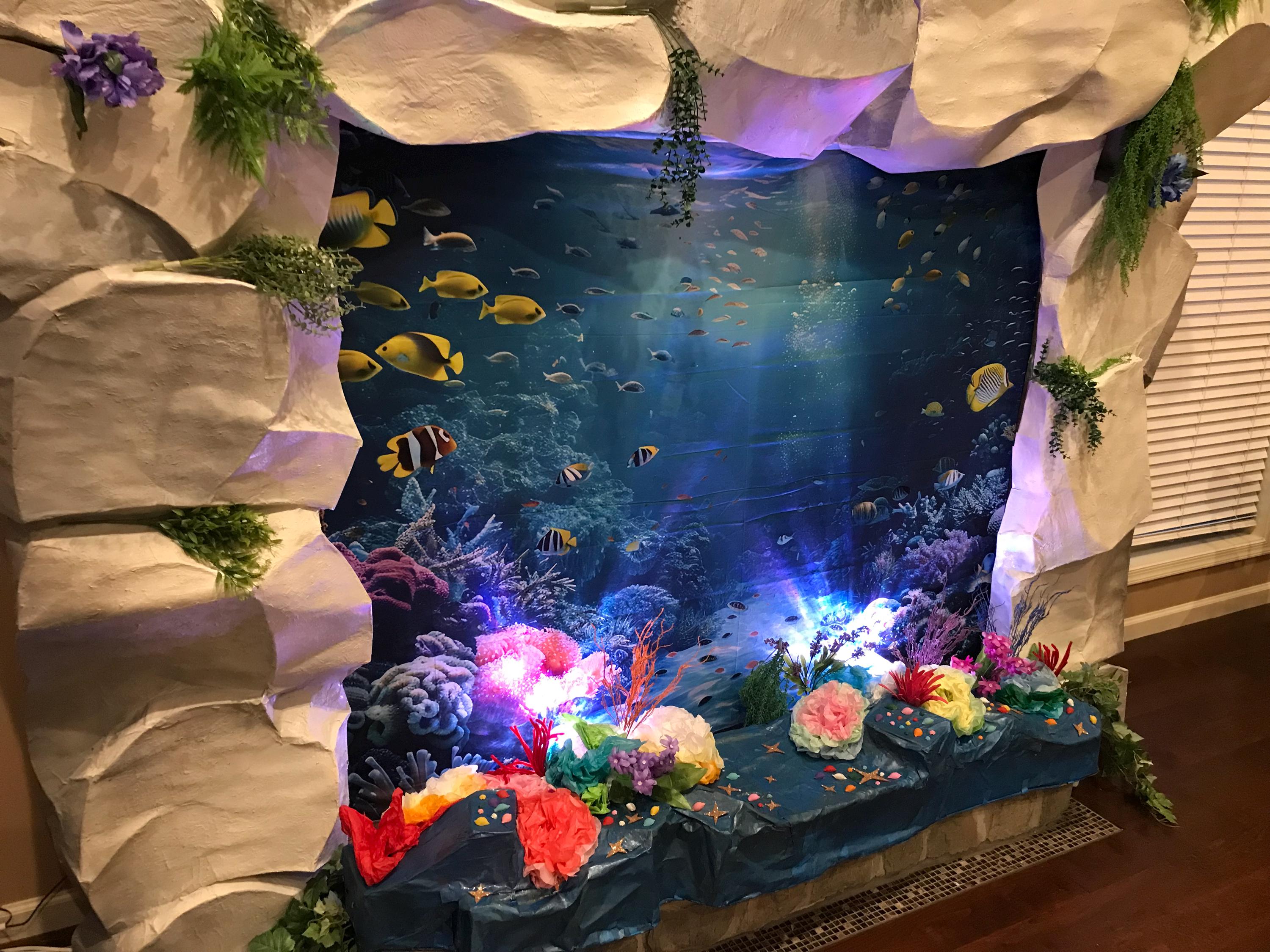 Disney Under the Sea Huge Underwater Cave With Lighting - Photo Shoot ...