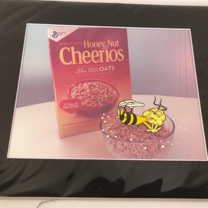 HONEYNUT CHEERIOS BEE Production Cel- Buzz Bee -falling Into the Bowl ...