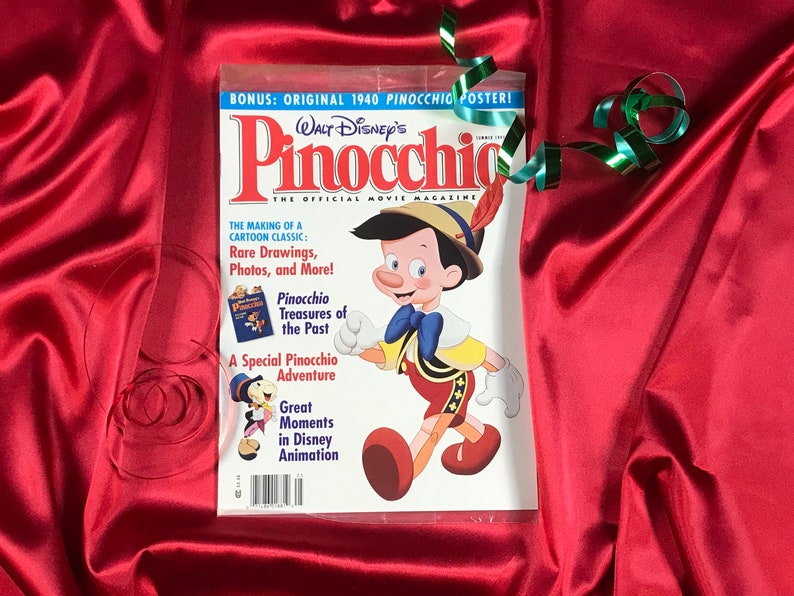 Pinocchio Collectors Magazine Vintage Book on the Art From the Film ...