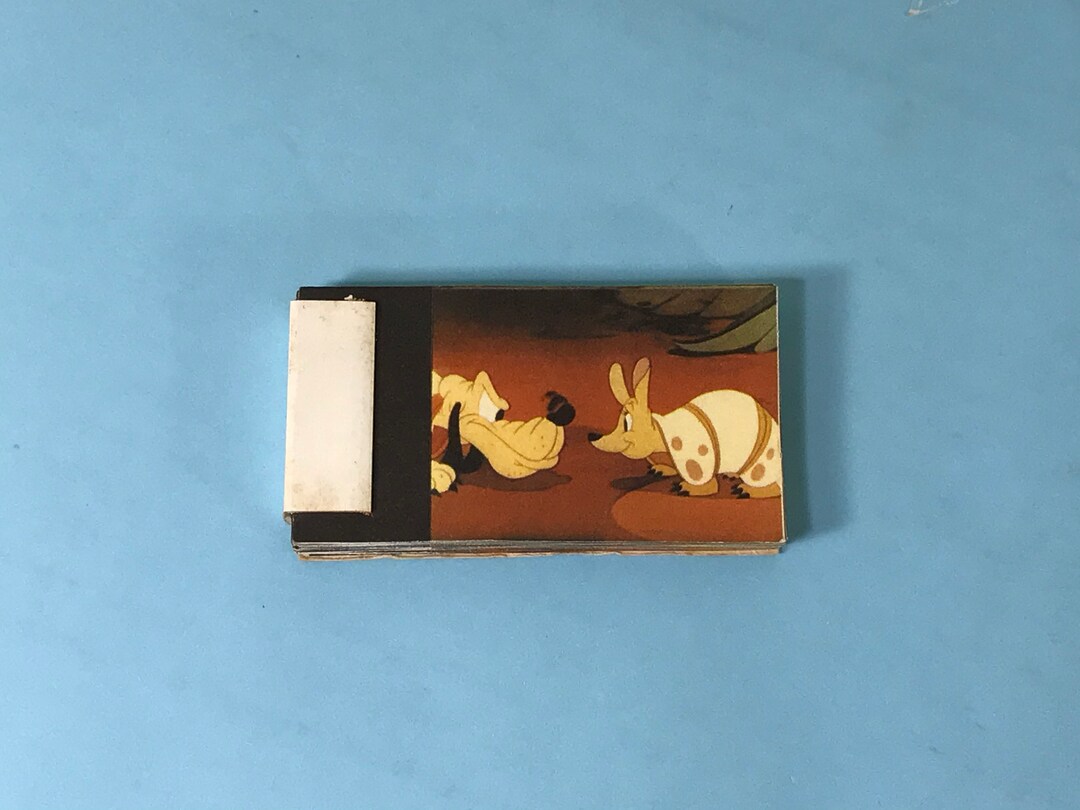 Flip Book of Pluto and the Armadillo From a Classic Walt Disney Pluto ...