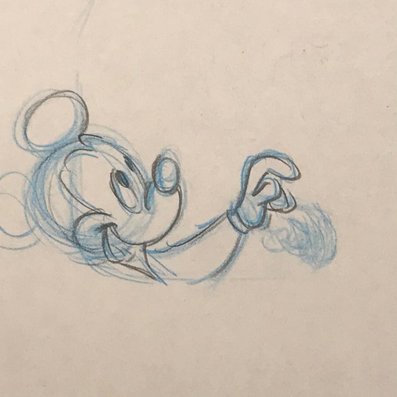 Original Disney Animation Sketches Mickey