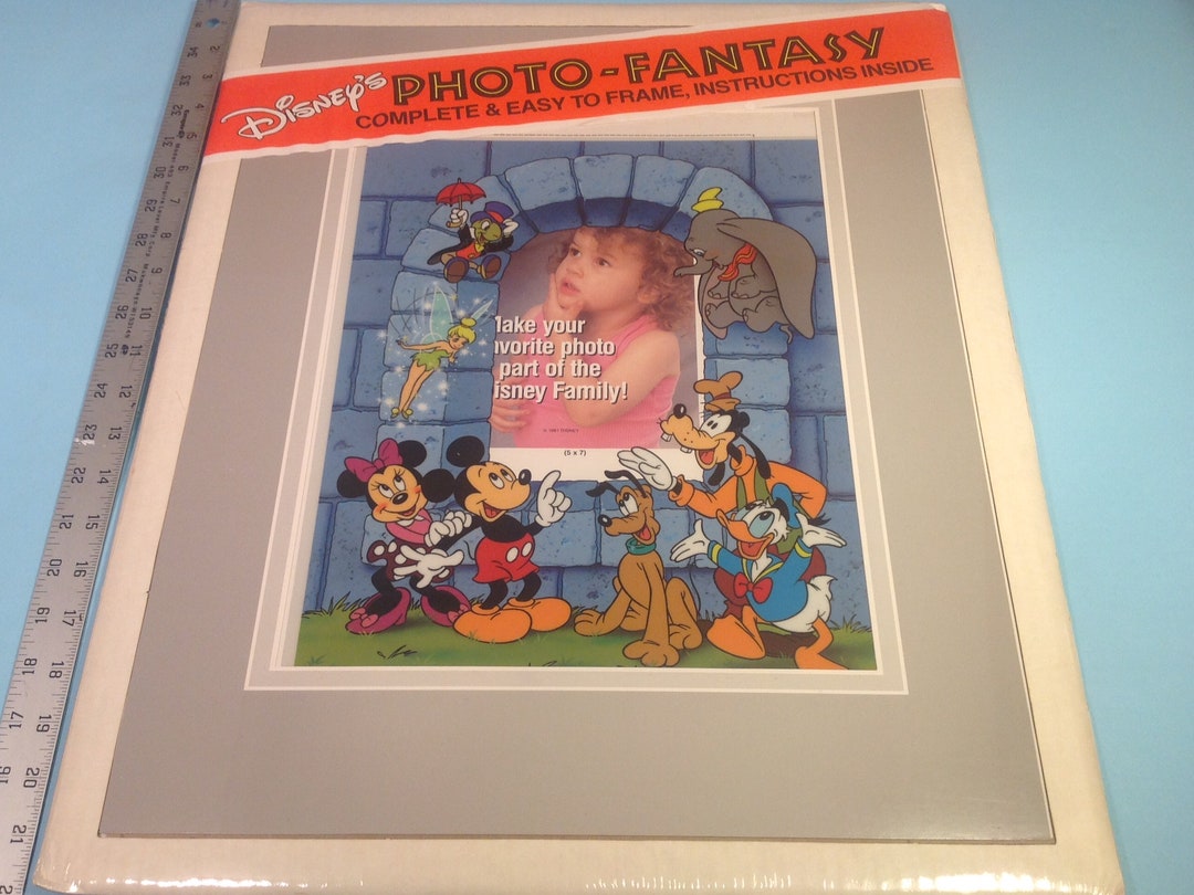 Disney Photo Frame Animated Disney Characters on Celuloid - Etsy