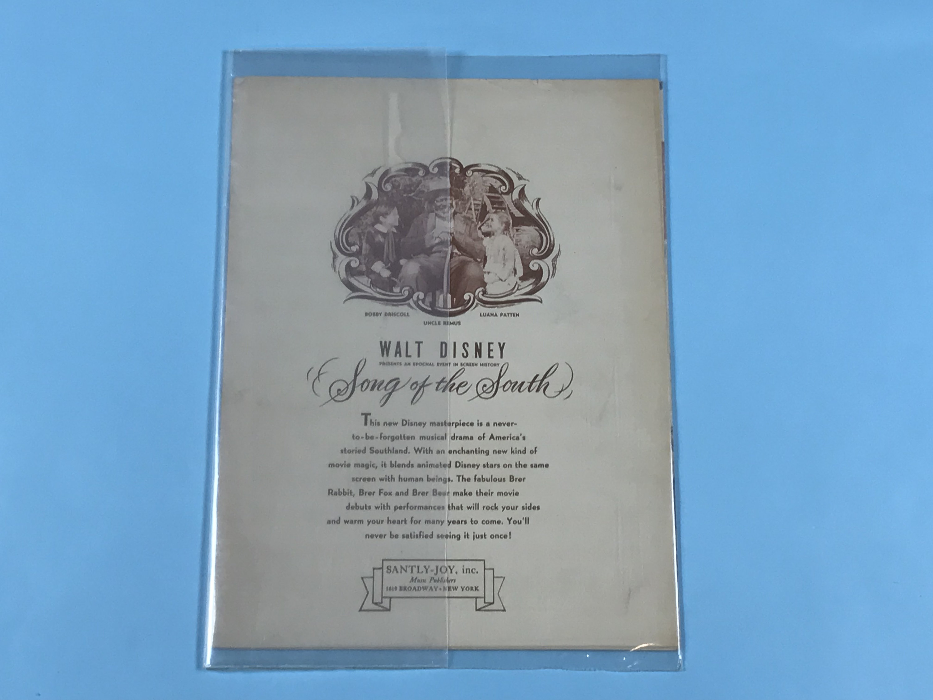 DISNEY Snow. White and the Seven Dwarfs - Original Sheet Music “ Heigh ...