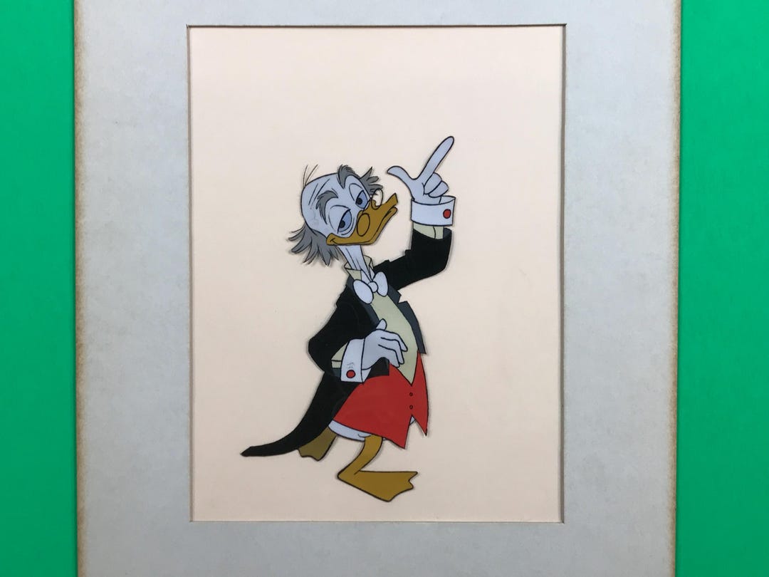 Vintage Walt Disney Animation Production Cel - Professor Ludwig Von ...