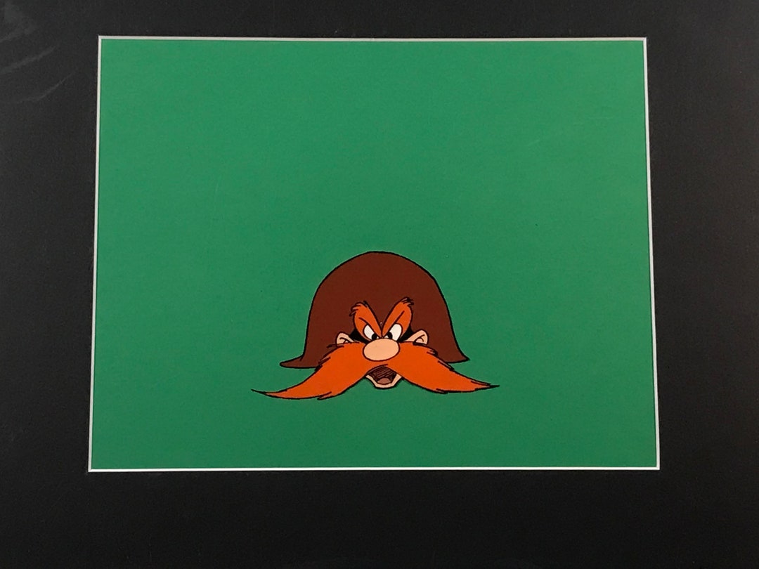 Animation Production Cel of Yosemite Sam With Color Print Background ...