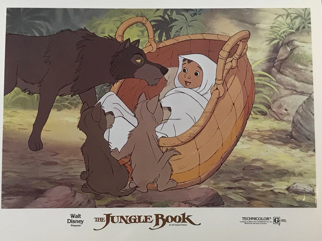 Vintage the Jungle Book - Original Theatrical Lobby Card - Released to ...