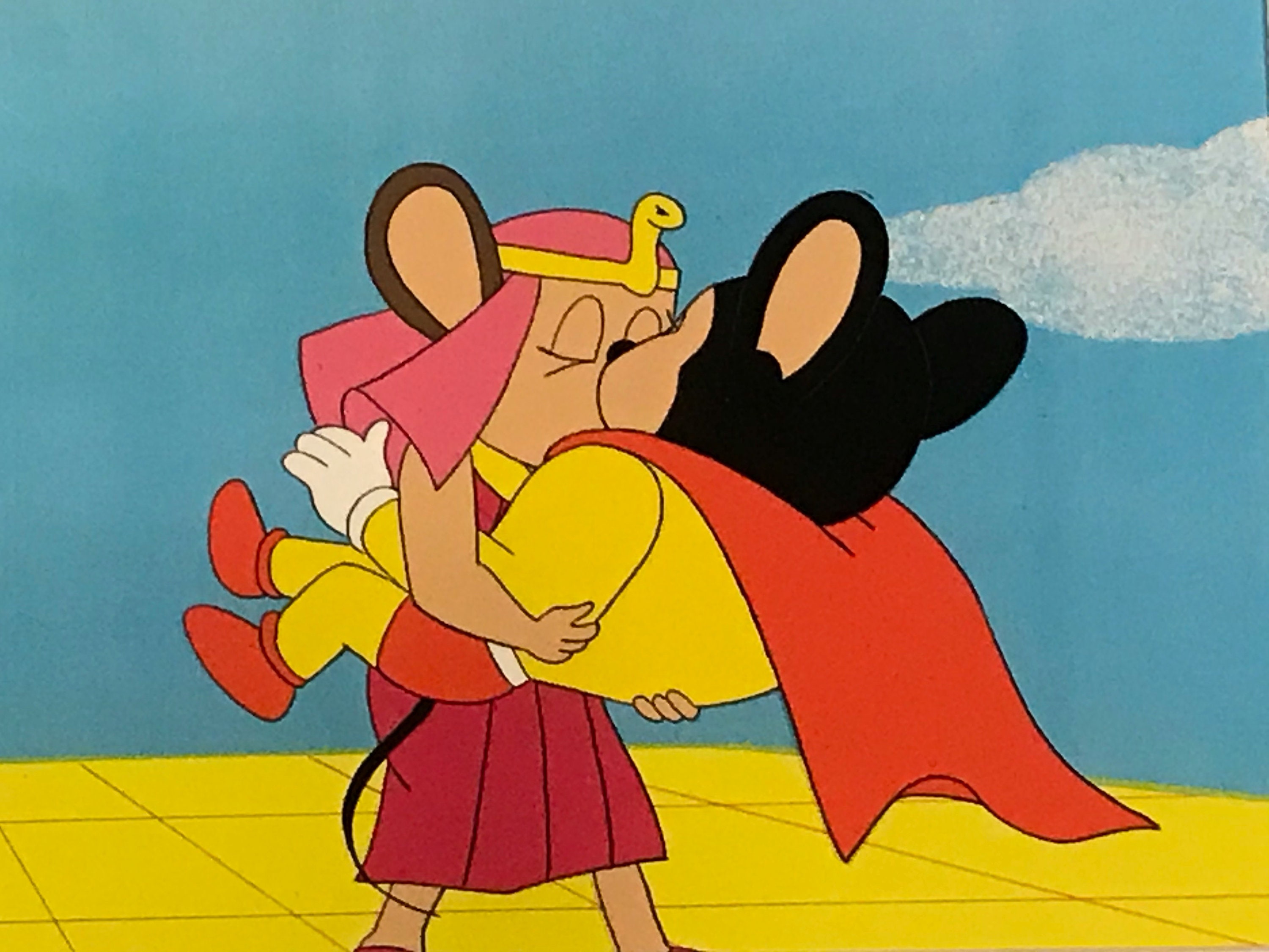 Animation Production Cel of Mighty Mouse and Sweet Pearl - Etsy