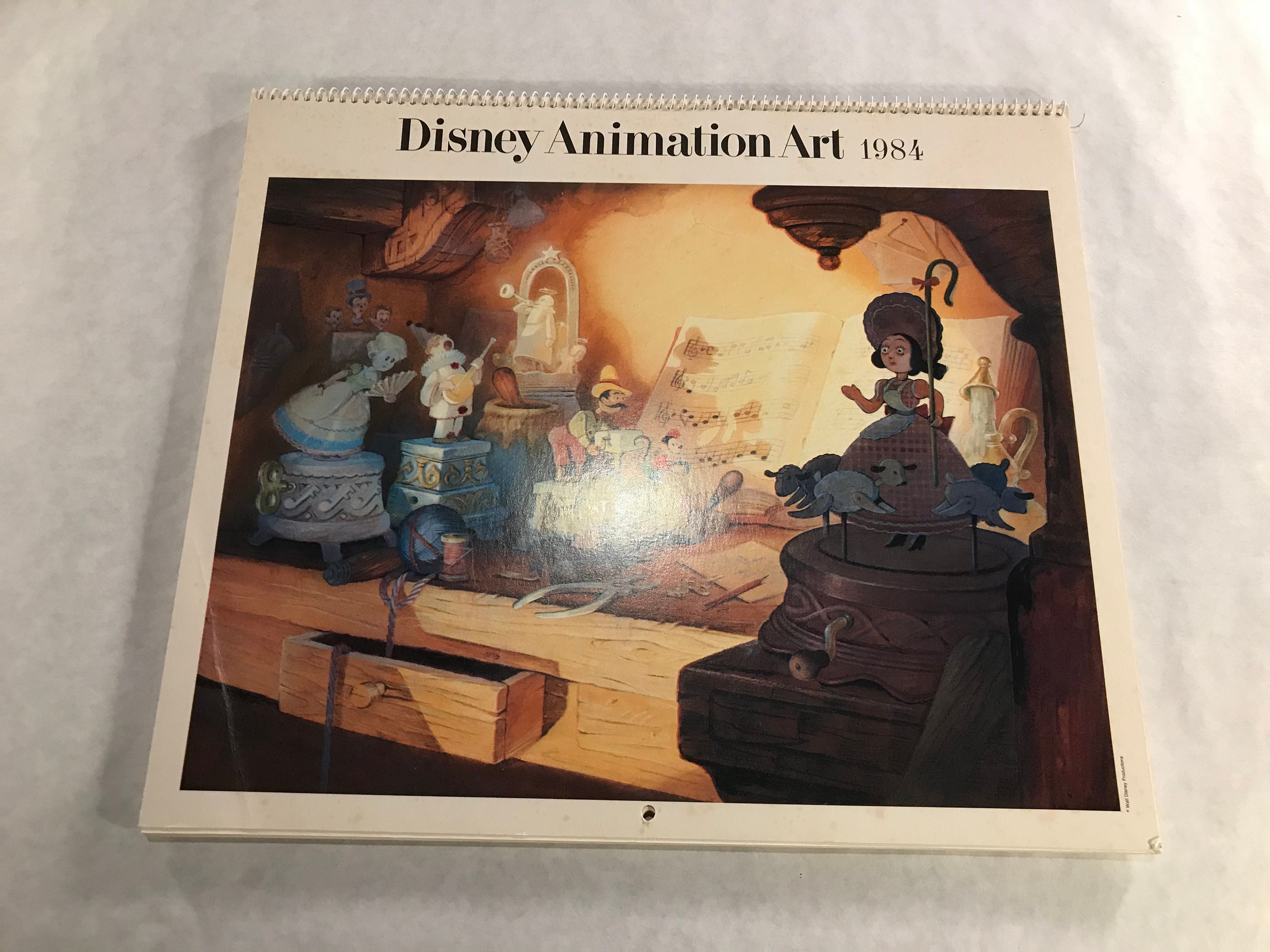 Vintage Animation Art Calendar 1984 -classic Animation Scenes - Like ...
