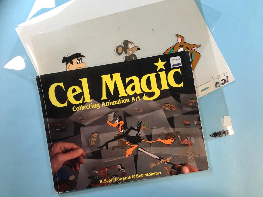 Vintage Animation Book “ Cel Magic “ With Collection of Animation ...