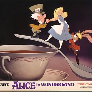 Vintage Alice in Wonderland Original Vintage Theatrical Lobby Card ...