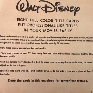 Vintage Movie Title Cards - Complete Set of 8 Vintage Original Title ...