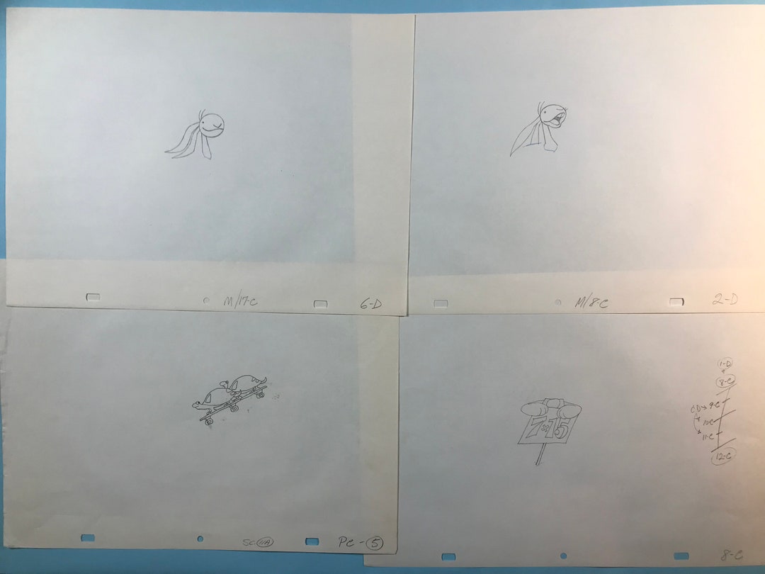Animation Production Drawings From Schoolhouse Rock lucky 7 rabbit ...