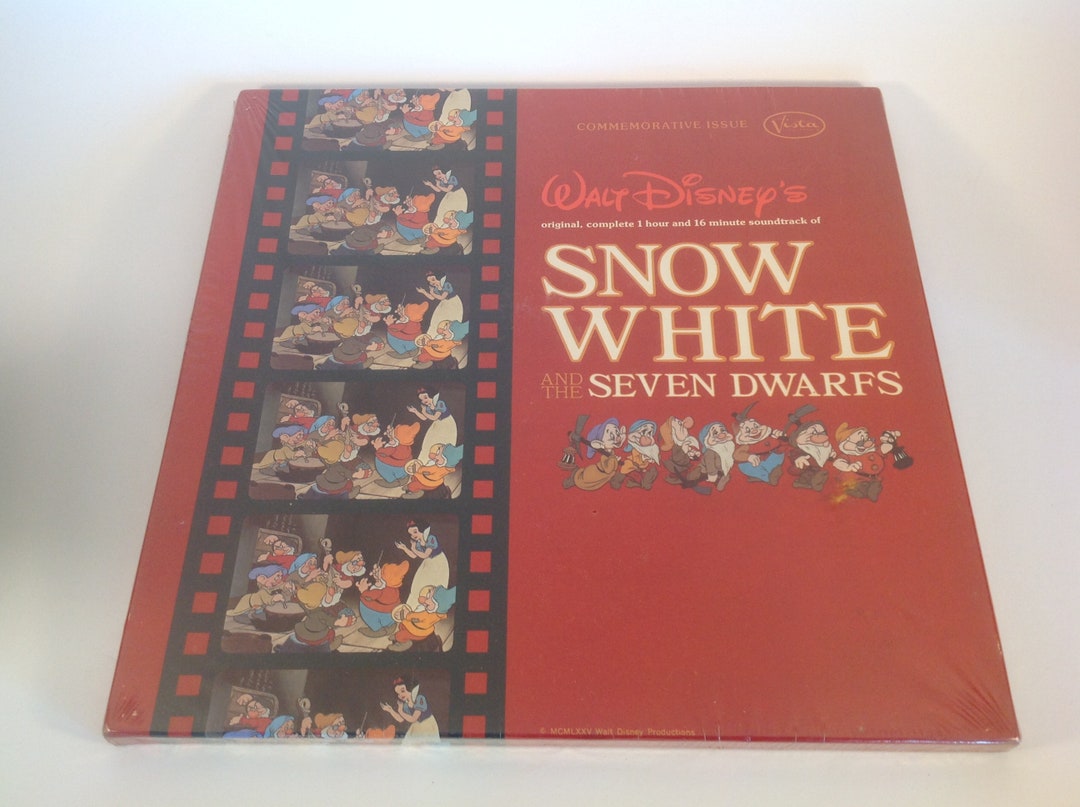 Vintage Record Set of SNOW WHITE Complete Motion Picture Soundtrack on ...