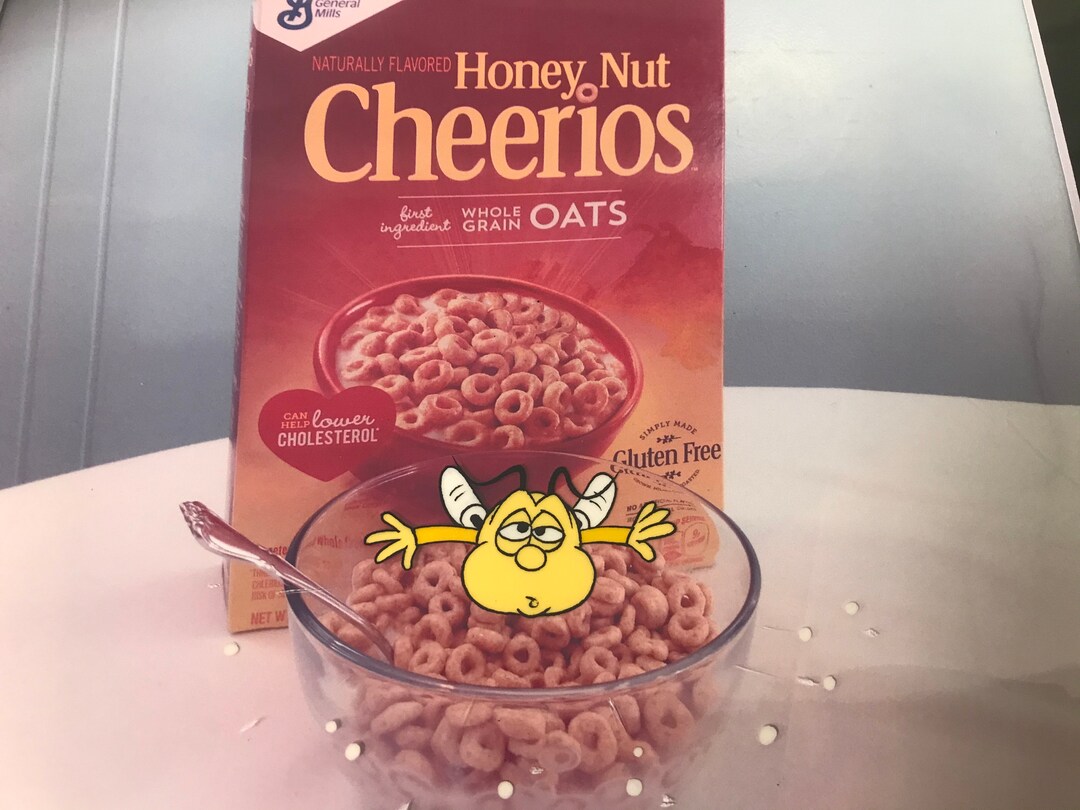 Animation Production Cel- Buzz Bee - in the Bowl of Cheerios - With ...