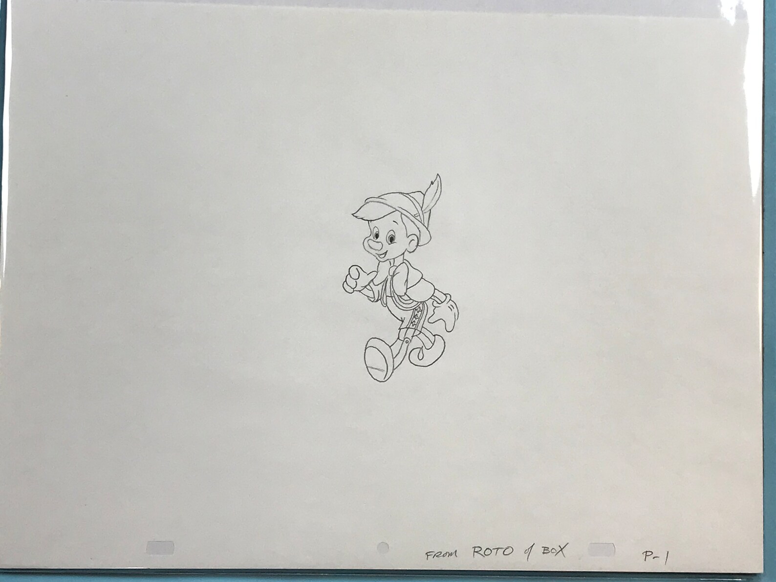Disney Pinocchio Production Drawing 1980's Walt Disney - Etsy