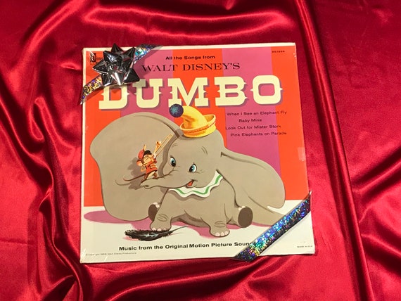 Walt Disney's Dumbo LP Vinyl Record Set RARE Complete - Etsy