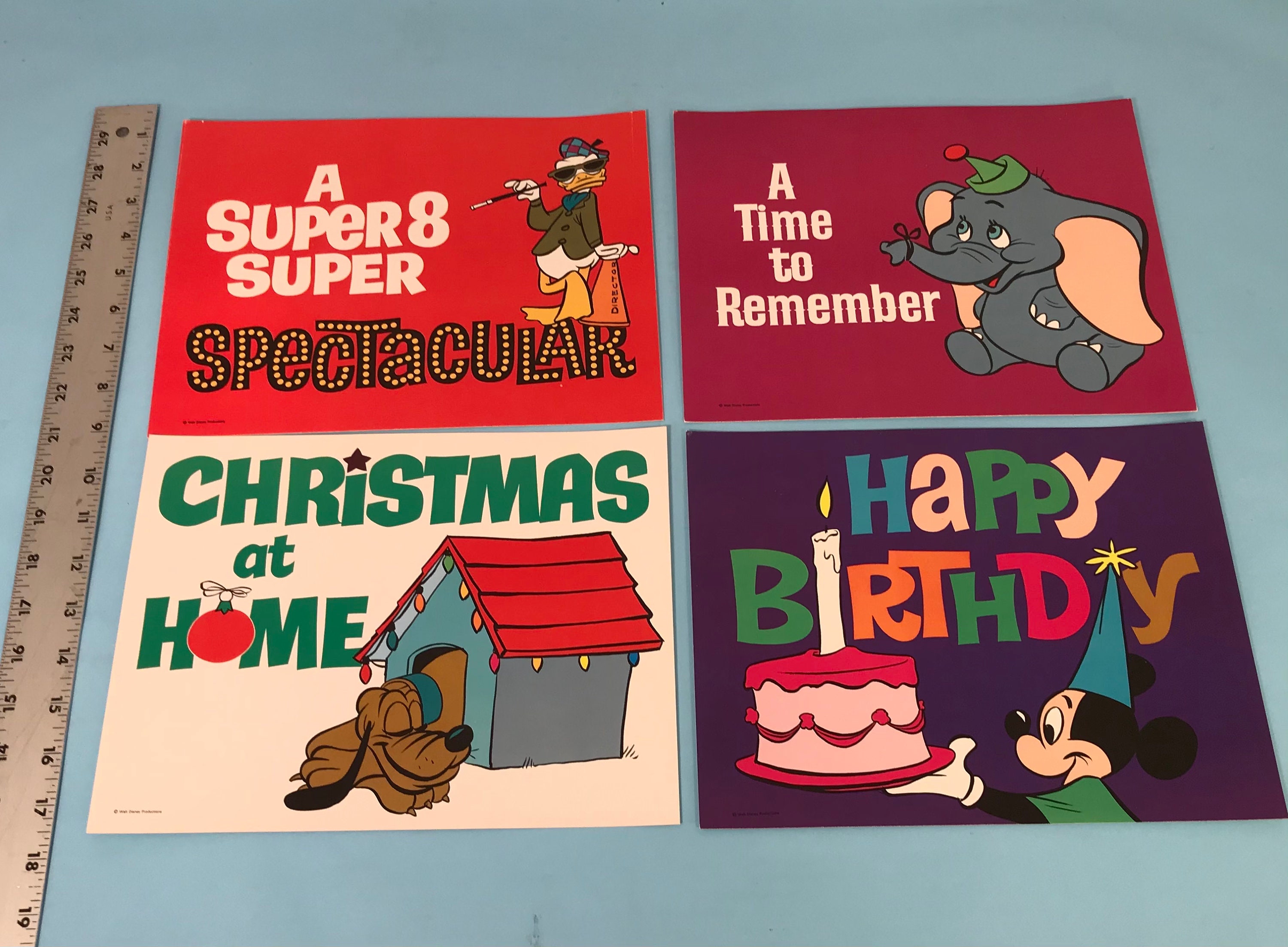 Vintage Movie Title Cards - Complete Set of 8 Vintage Original Title ...