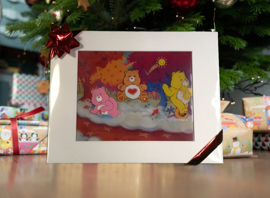 CARE BEARS Animation Production 3 Cel Setup - Matted - Original - One ...