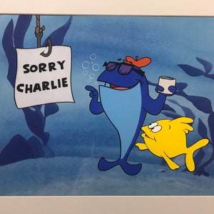 Animation Cel Charlie the Tuna Animation Production 3 Cel - Etsy