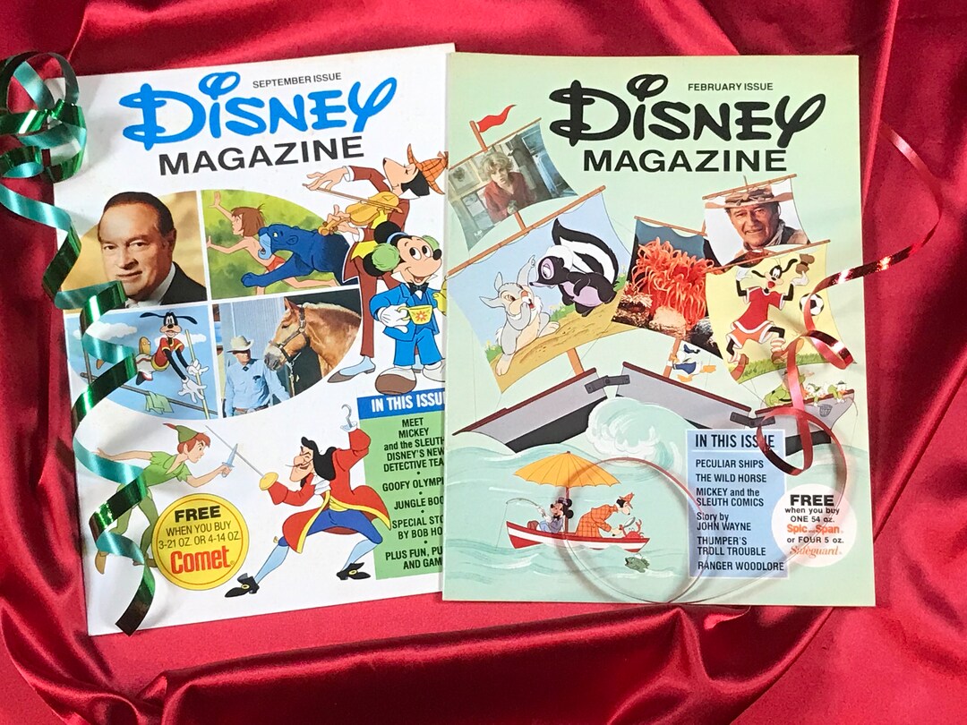 Disney Magazines 2 Vintage Magazines 1970’s - Etsy