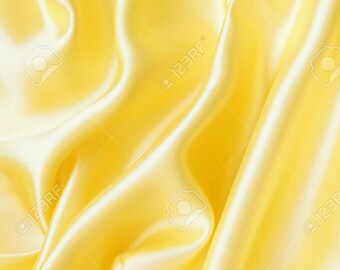 Yellow Satin Fabric Bridal Satin Fabric Fabric by the Yard - Etsy