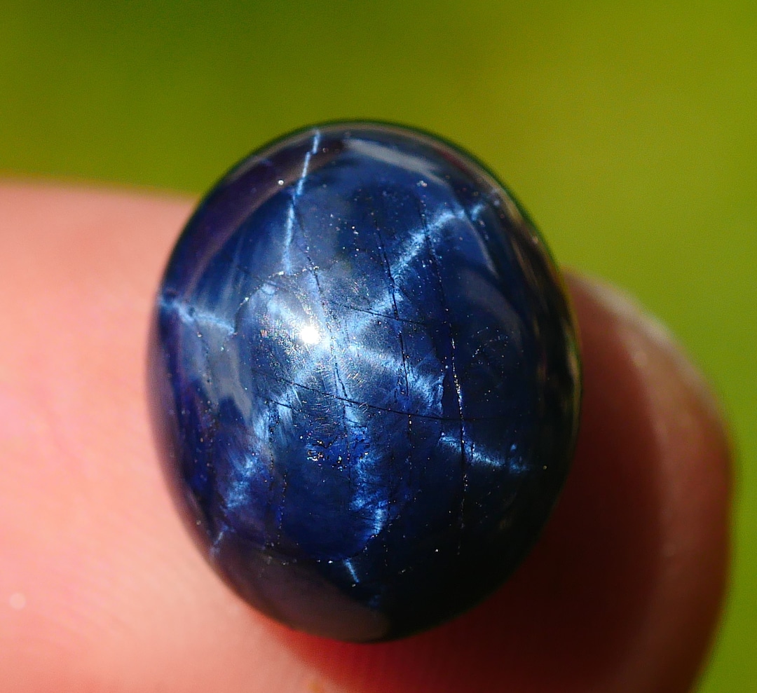 7.350 Crt Beautiful Natural Blue Star Sapphire Cabochon - Etsy