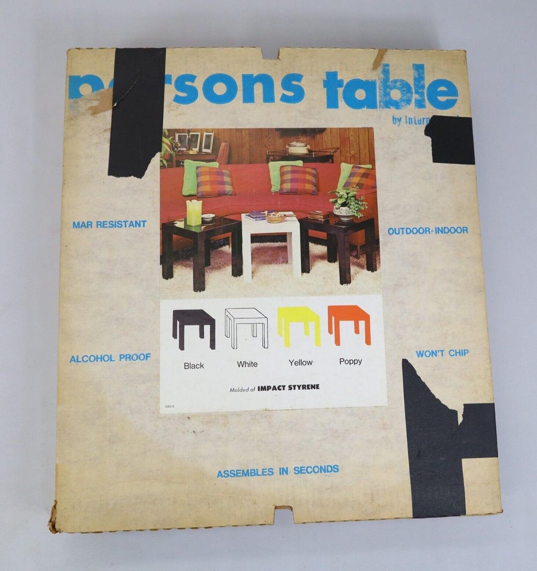 Vintage New 60s 70s Mid Century Modern MCM Space Age Parsons Coffee ...