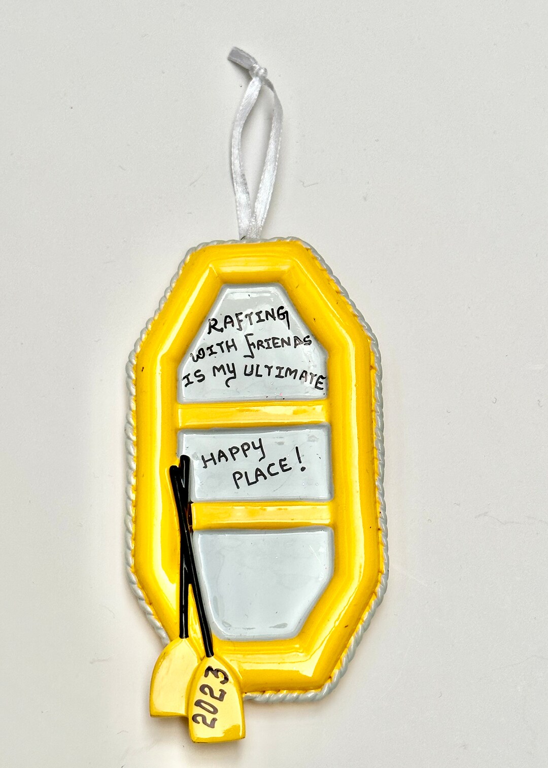 Personalized Rafting Christmas Ornaments. White Water Rafting, Family ...