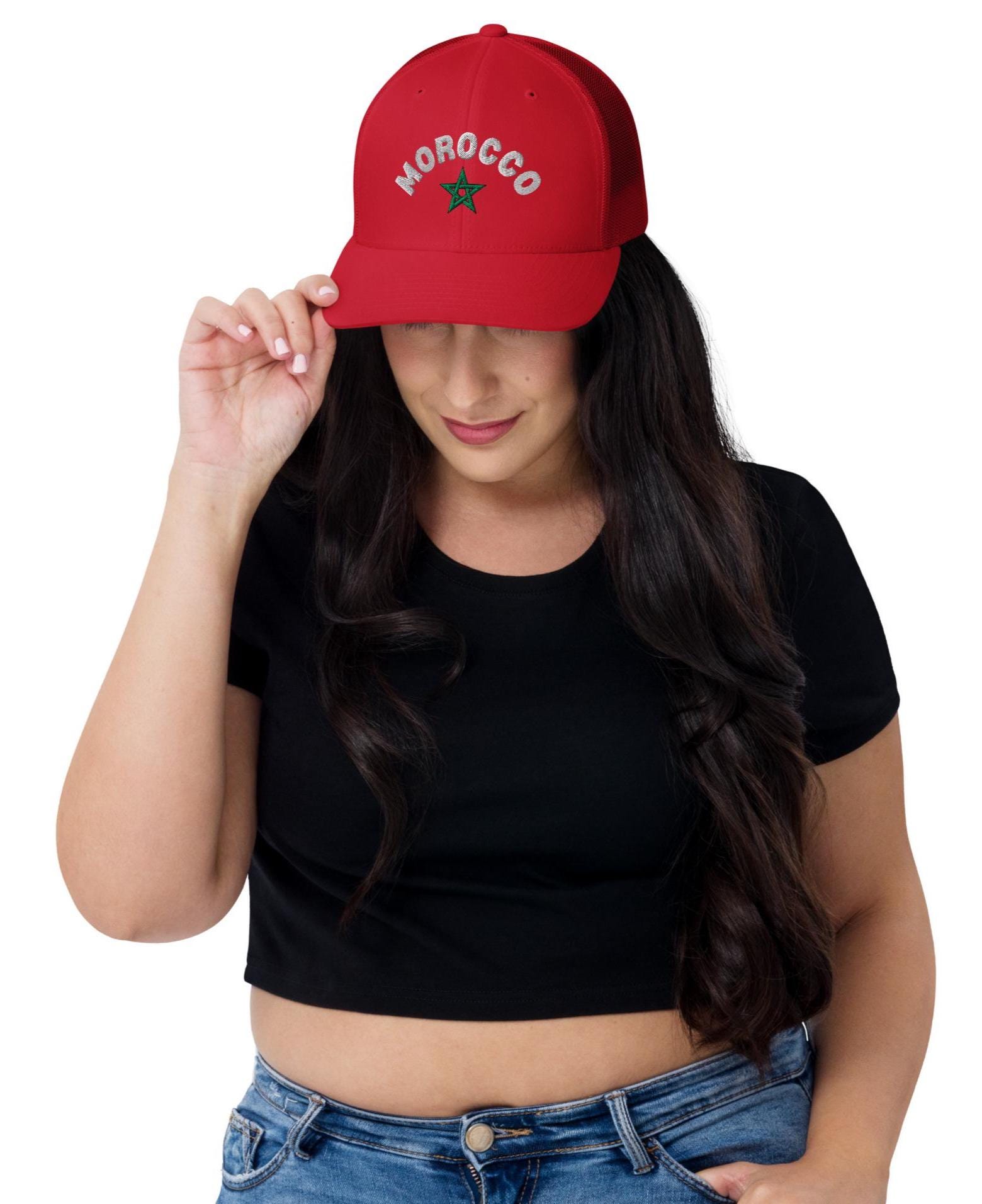 Morocco Flag Trucker Cap: Moroccan Pride Gift - Etsy