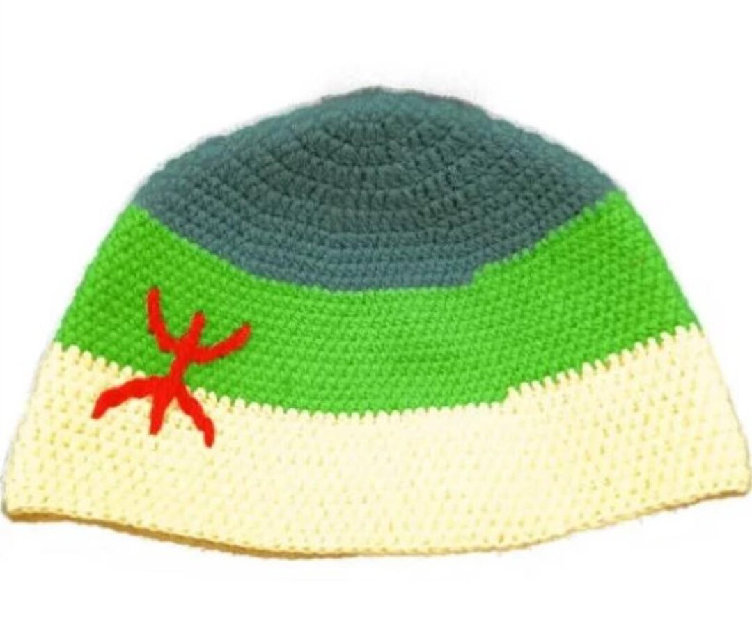 Handcrafted Berber Amazigh Cap, Original Moroccan Tribe Design, Unique ...