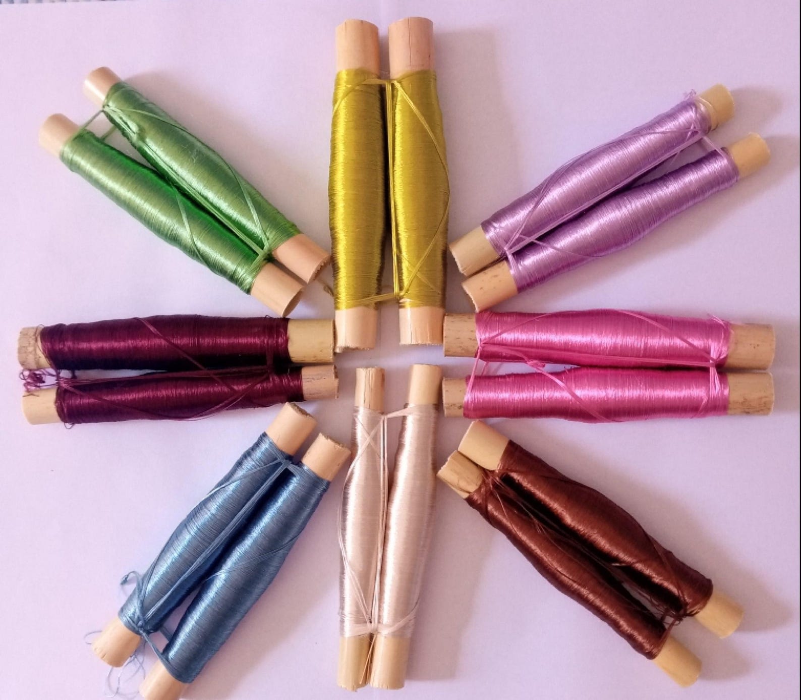 Moroccan Sabra Silk Thread: Hand Embroidery Art, Traditional Craft - 2 ...
