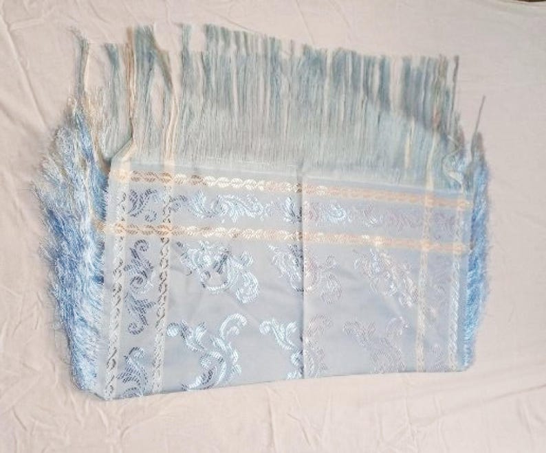 Floral Silk Scarf: Moroccan Berber Handmade Fringed Head Wrap - Etsy