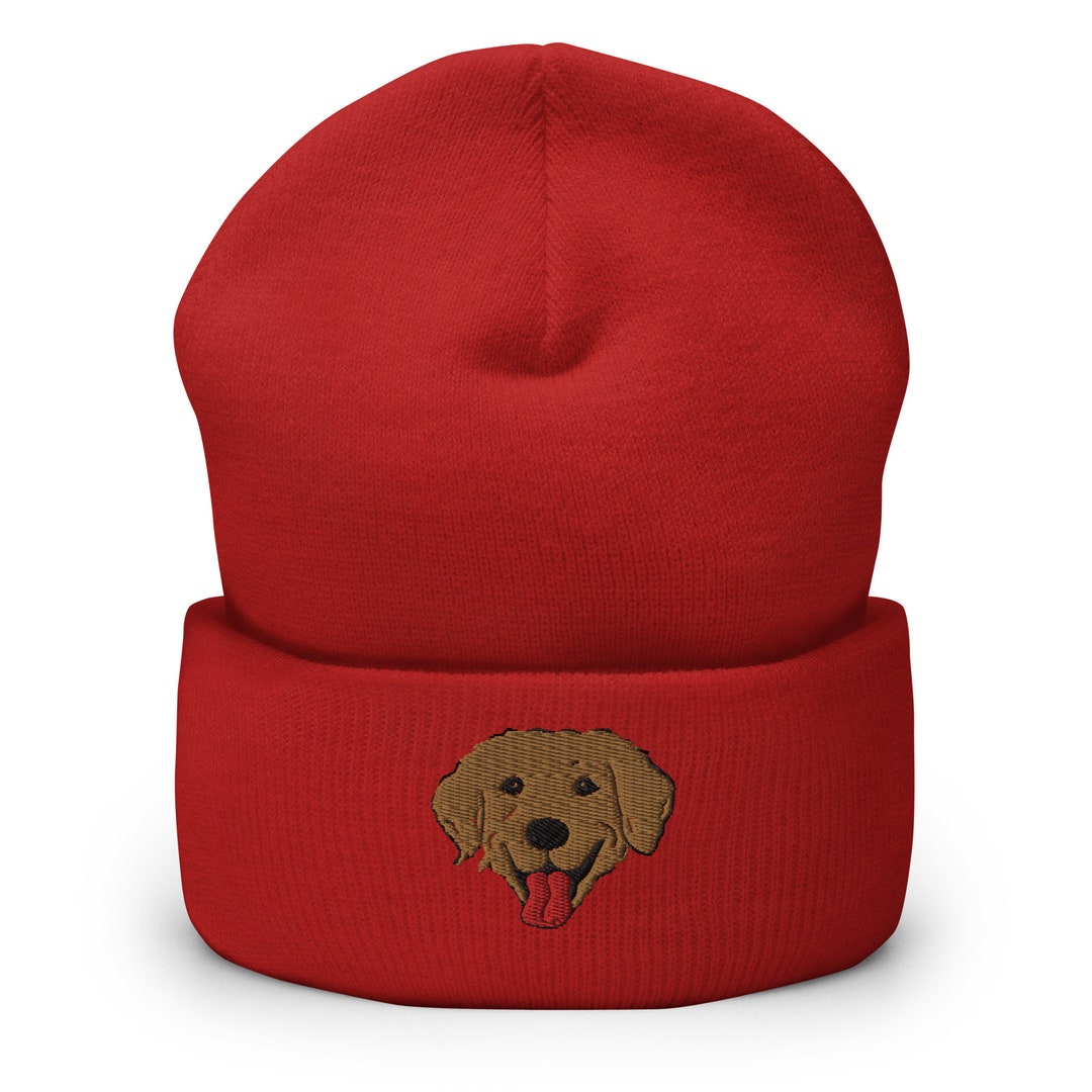Golden Retriever Dog Cuffed Lover Cap Beanie the Perfect Gift for ...