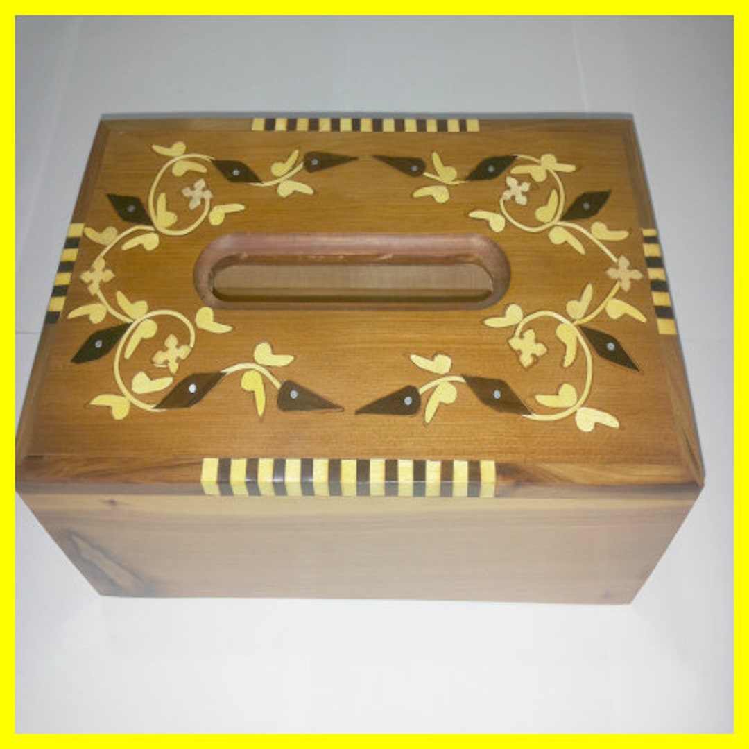Box Tissue | Wooden Handmade Box Tissue Paper Holder |thuya Decorative ...