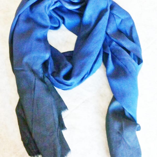 Indigo Scarf - Etsy