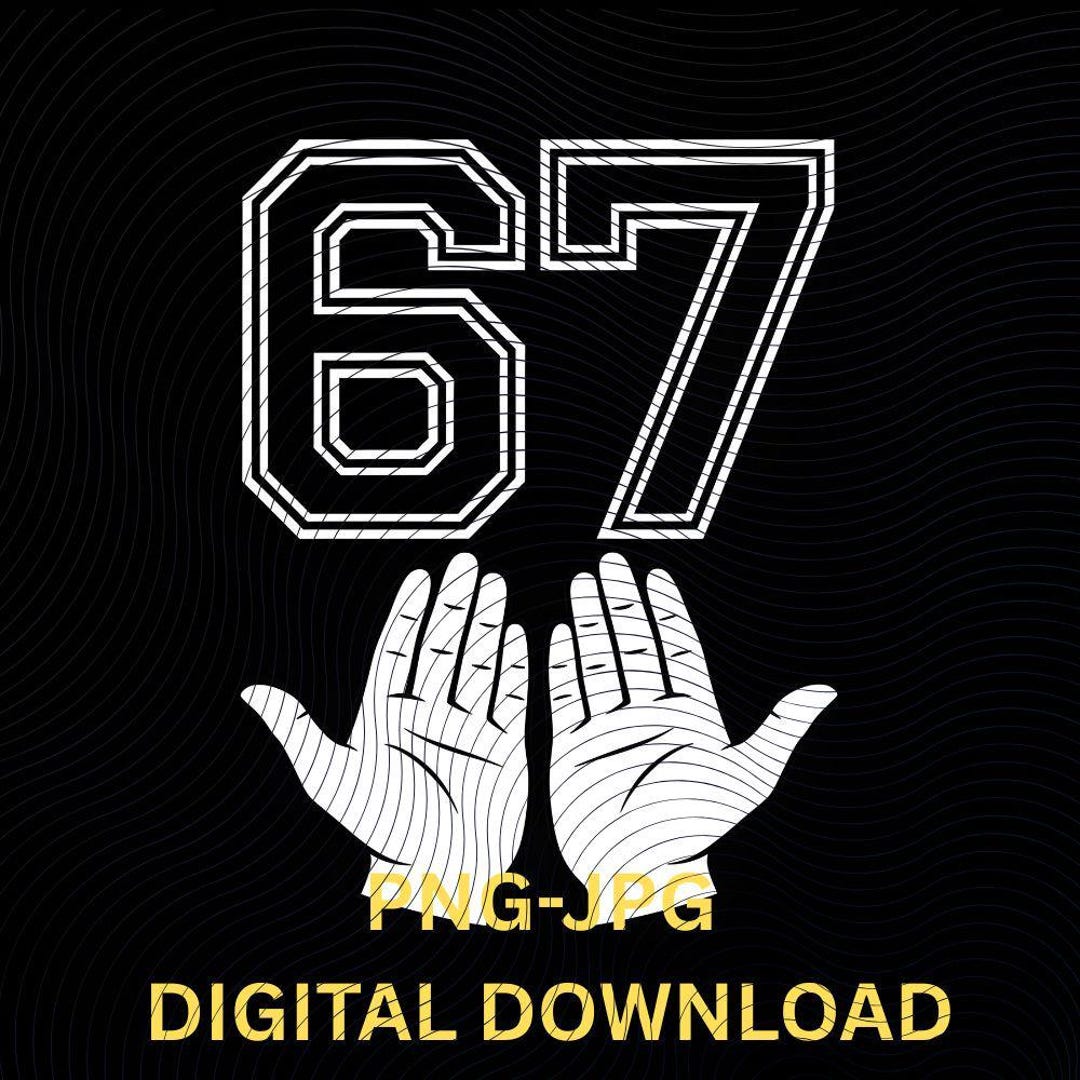 The Viral 67 Hand Meme Trend: A Fun Gift for Judo Enthusiasts File Png ...