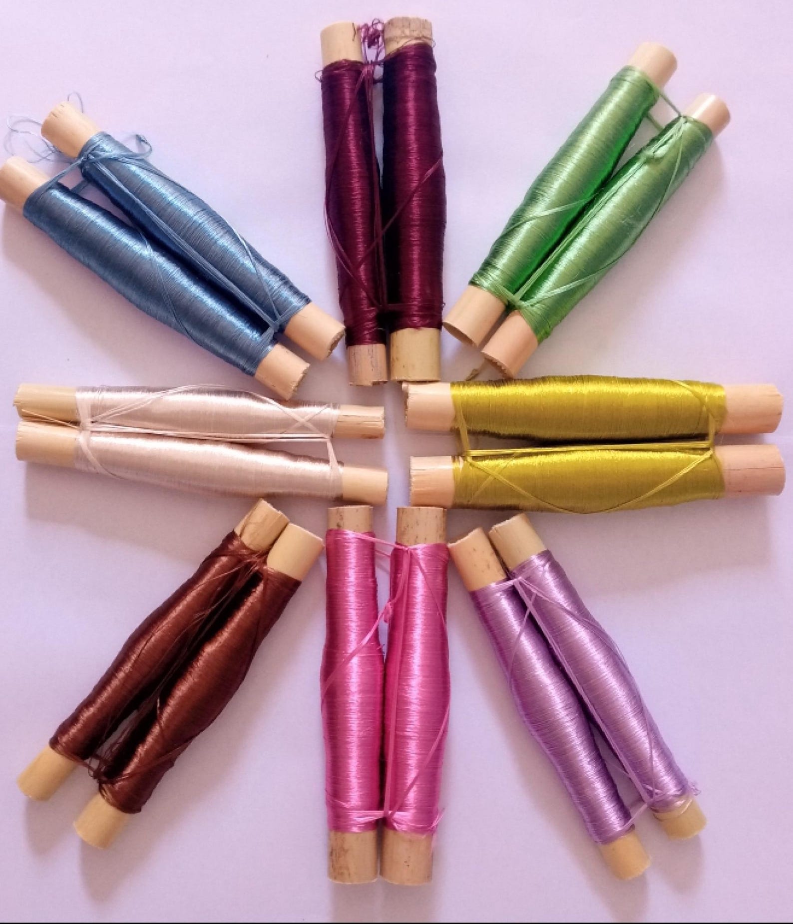 Moroccan Sabra Silk Thread: Hand Embroidery Art, Traditional Craft - 2 ...