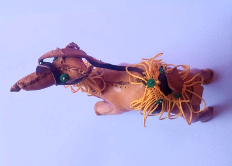 Artisan Crafted Vintage Leather Camel, Moroccan Handmade Sahara Camel ...